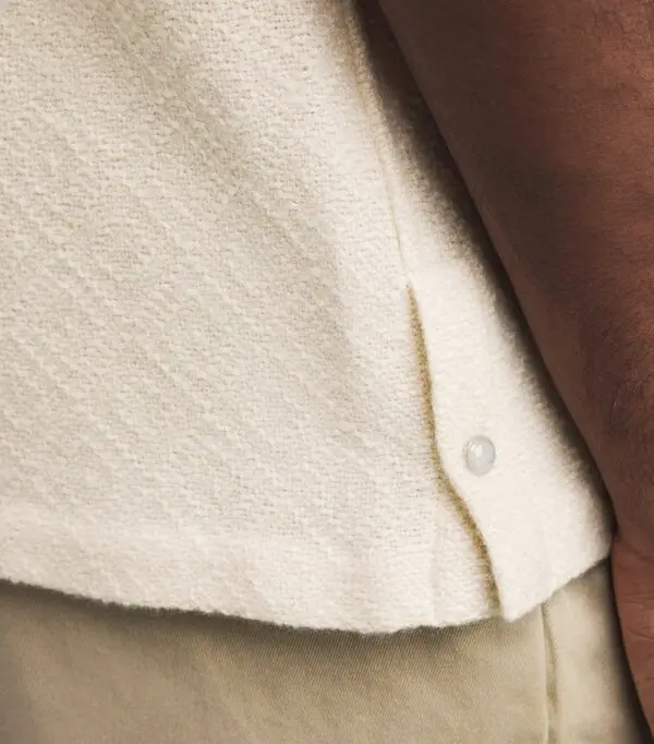 GOD'S TRUE CASHMERE Cashmere And Moonstone Shirt - Beige