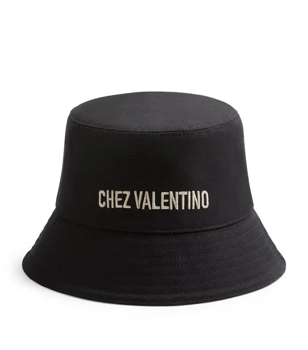Valentino Garavani Chez Bucket Hat - Black