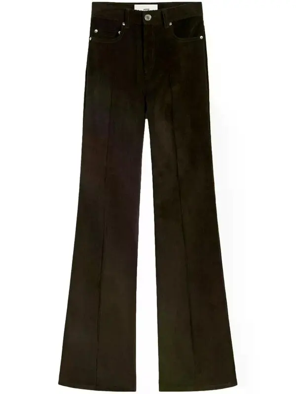 AMI Paris Flared Corduroy Trousers