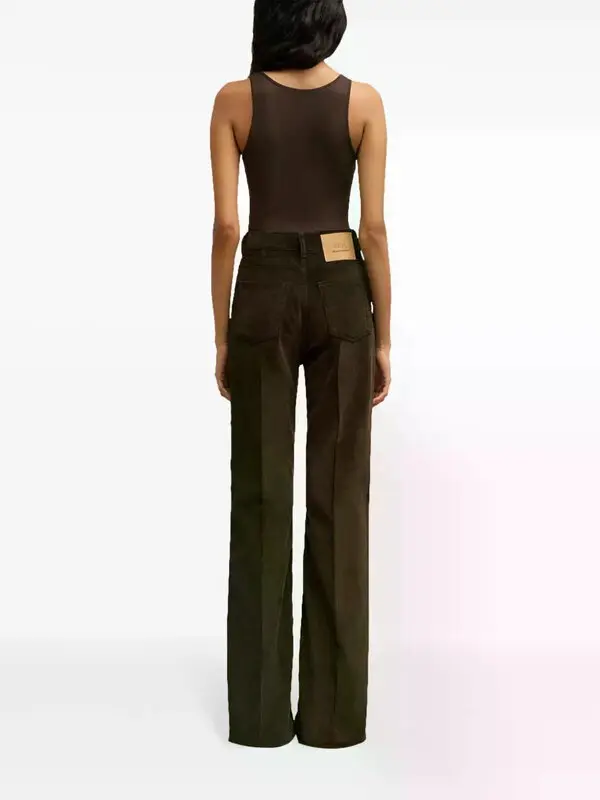 AMI Paris Flared Corduroy Trousers