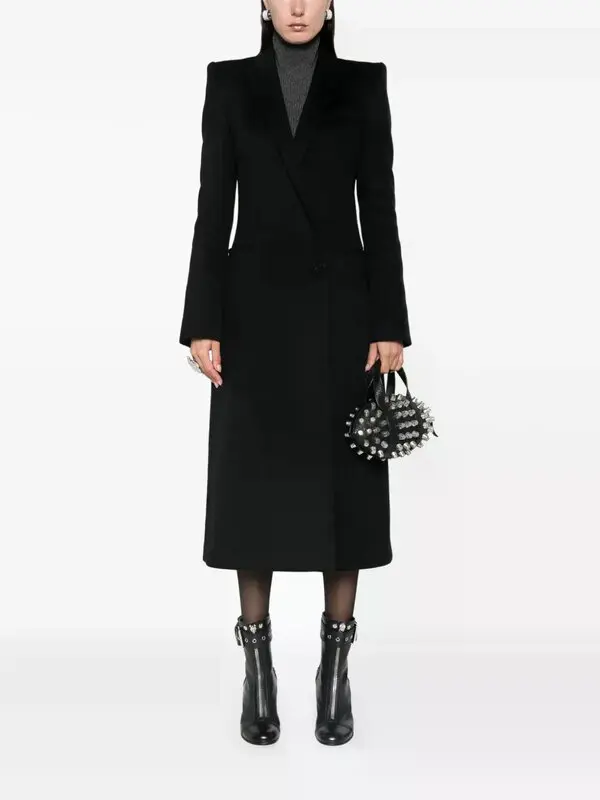 Alexander McQueen Stacked Shoulder Tailored Coat