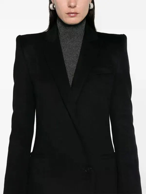 Alexander McQueen Stacked Shoulder Tailored Coat