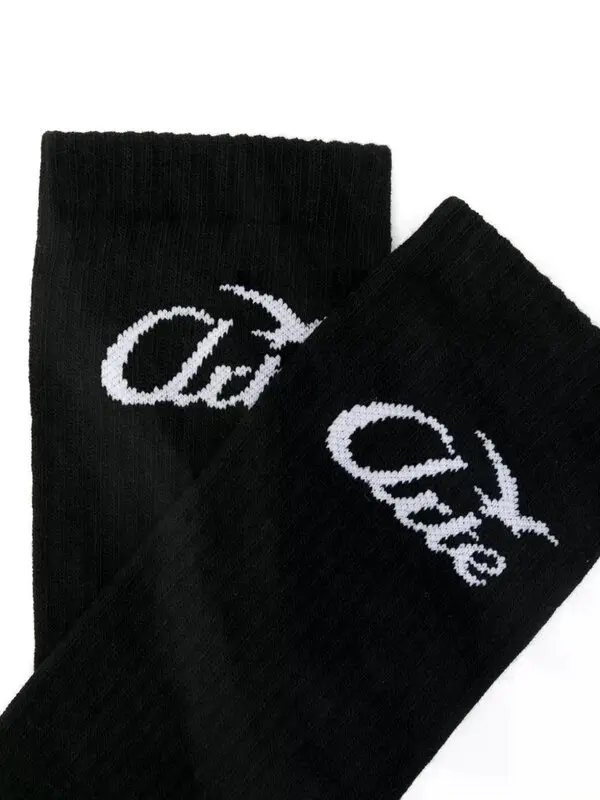 ARTE ANTWERP Intarsia-knit Logo Socks