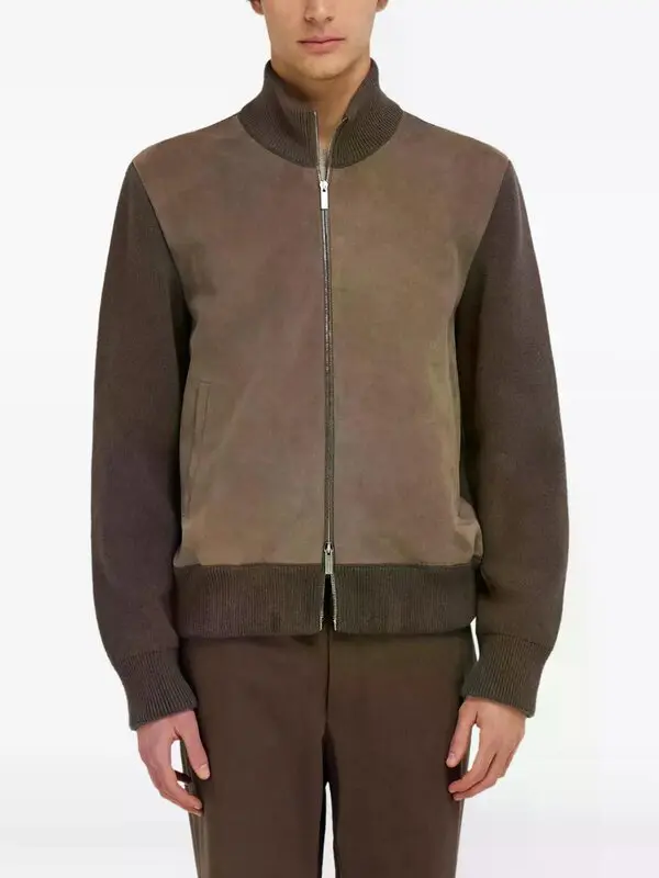 FERRAGAMO Zip-up Bomber Jacket