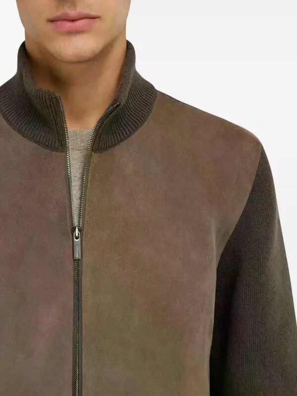 FERRAGAMO Zip-up Bomber Jacket