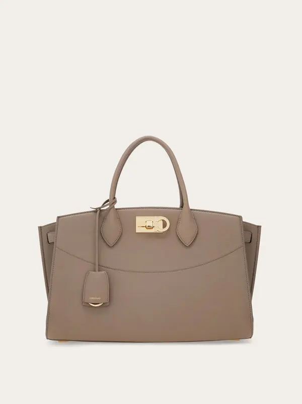 FERRAGAMO Studio Soft Bag - Brown