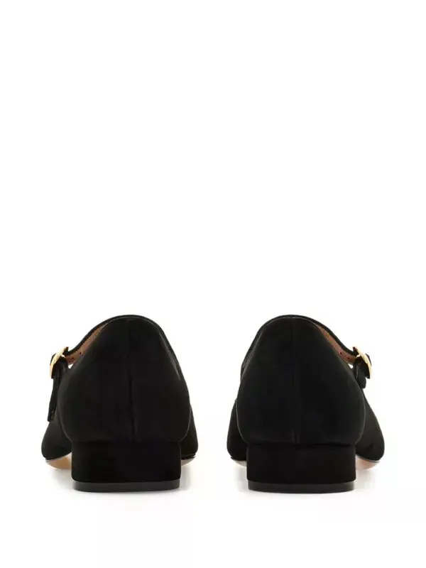 FERRAGAMO Gancini Leather Pumps - Black