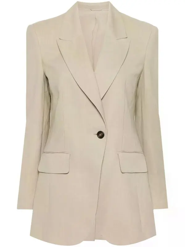 Brunello Cucinelli Knitted Blazer With Peak Lapels