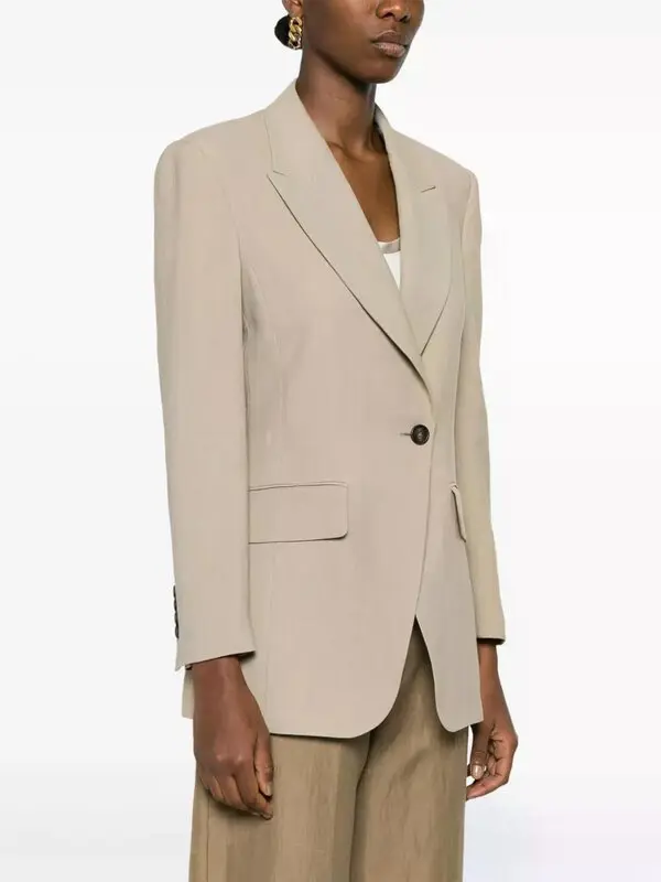Brunello Cucinelli Knitted Blazer With Peak Lapels