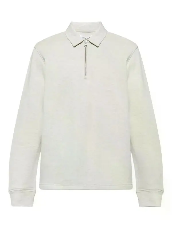 SAMSOE SAMSOE Organic Cotton Polo Shirt - Grey