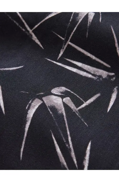 John Varvatos Dan Print Modal Camp Shirt