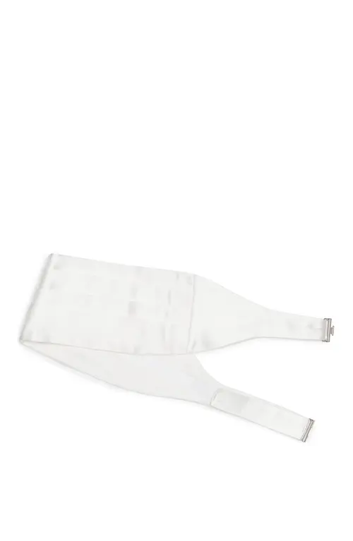 Brunello Cucinelli Cummerbund - White