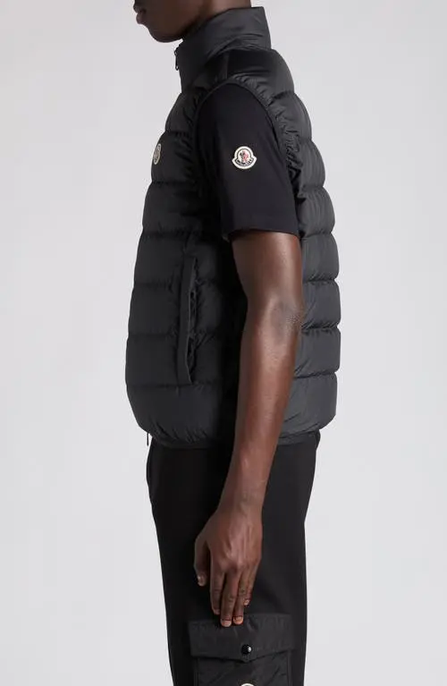 Moncler Contrin Down Puffer Vest - Black