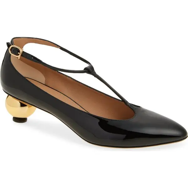 FERRAGAMO Tania T-strap Pointed Toe Pump