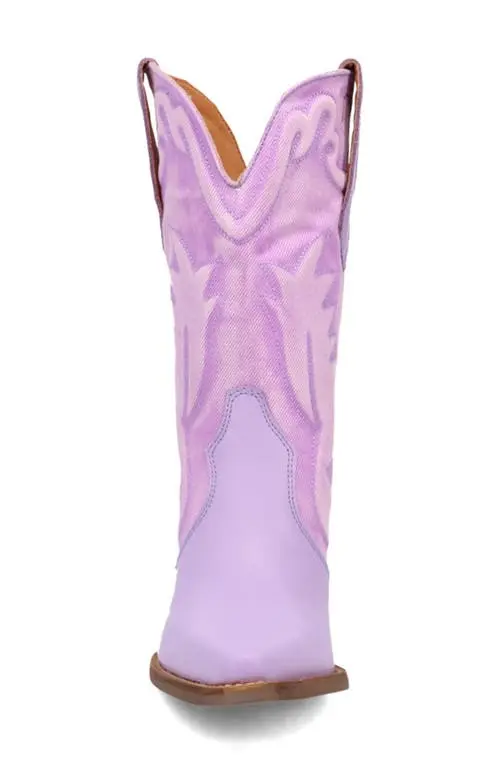 DINGO Tipsy Cowboy Boot - Lavender