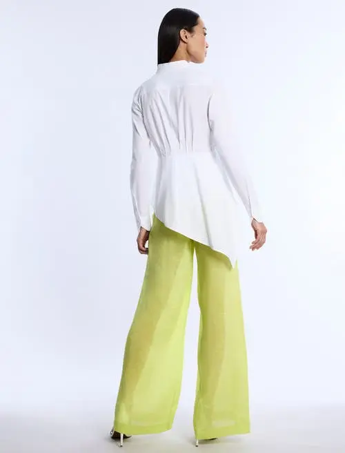 Bcbgmaxazria Asymmetrical Hem Shirt