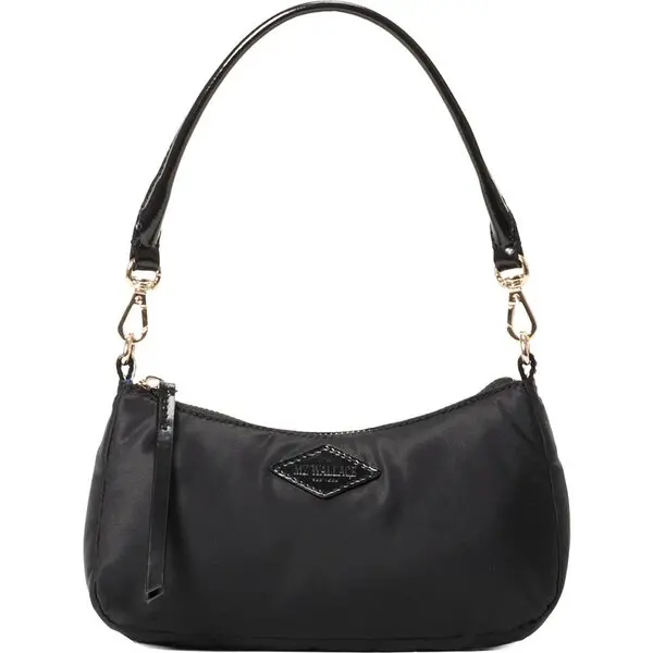 Mz Wallace Mini Chelsea Nylon Shoulder Bag - Black