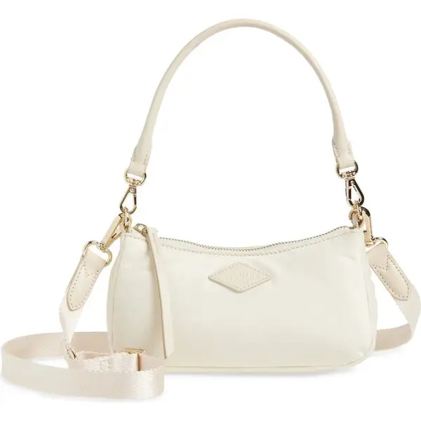 Mz Wallace Mini Chelsea Nylon Shoulder Bag - Sandshell