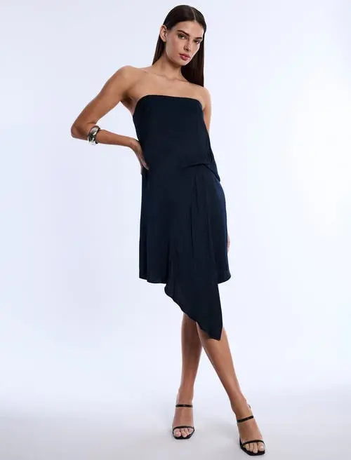 Bcbgmaxazria Strapless Midi Dress