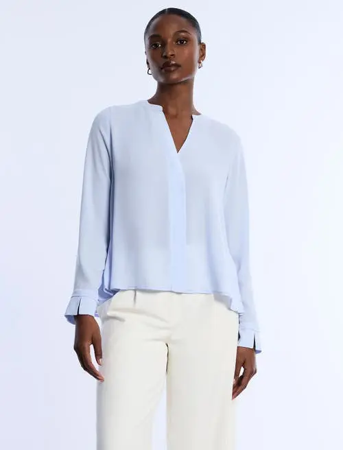 Bcbgmaxazria Pleated Back Blouse