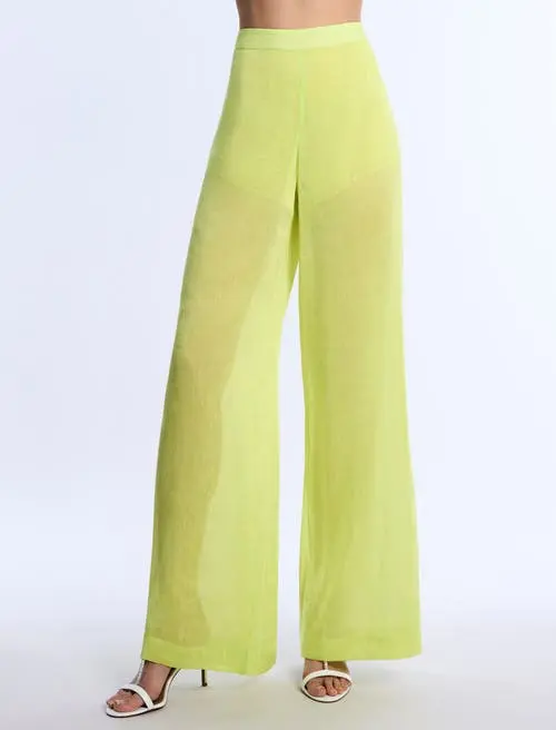 Bcbgmaxazria Textured Wide-leg Pant