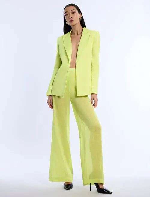Bcbgmaxazria Textured Wide-leg Pant