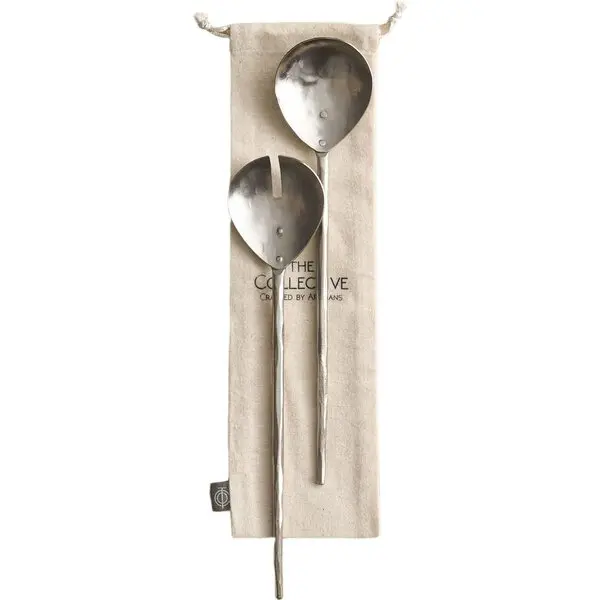 THE COLLECTIVE HOME Forge Pewter Salad Serversset Of 2 - Gray