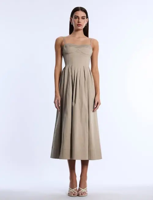 Bcbgmaxazria Fit-and-flare Midi Dress