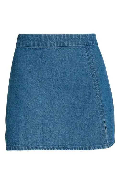 BILLABONG Wave Wash Denim Mini Skirt - Salt Washed