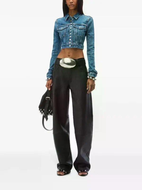 Alexander Wang Shrunken Denim Jacket