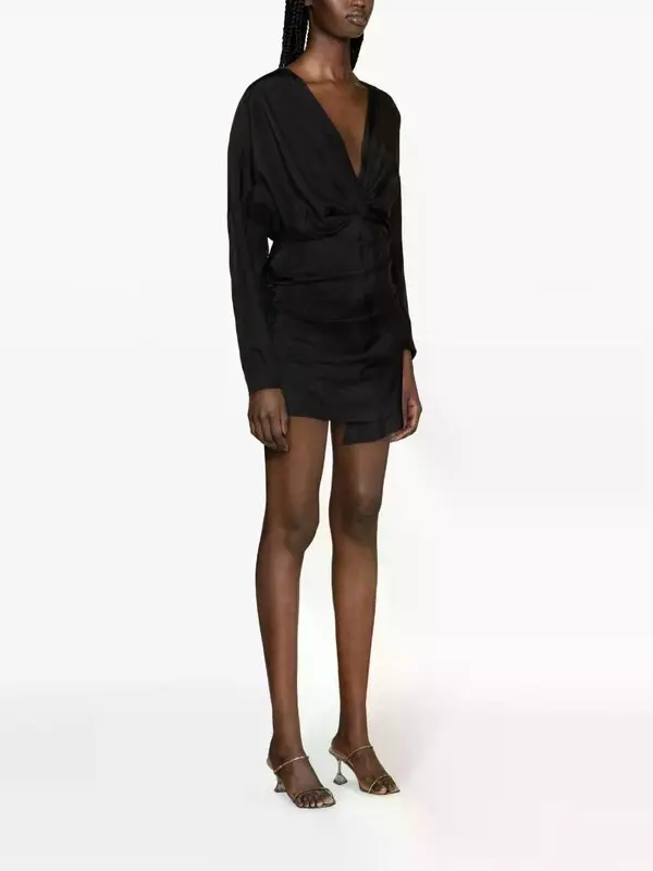 Gauge81 Asuka Draped Silk Dress