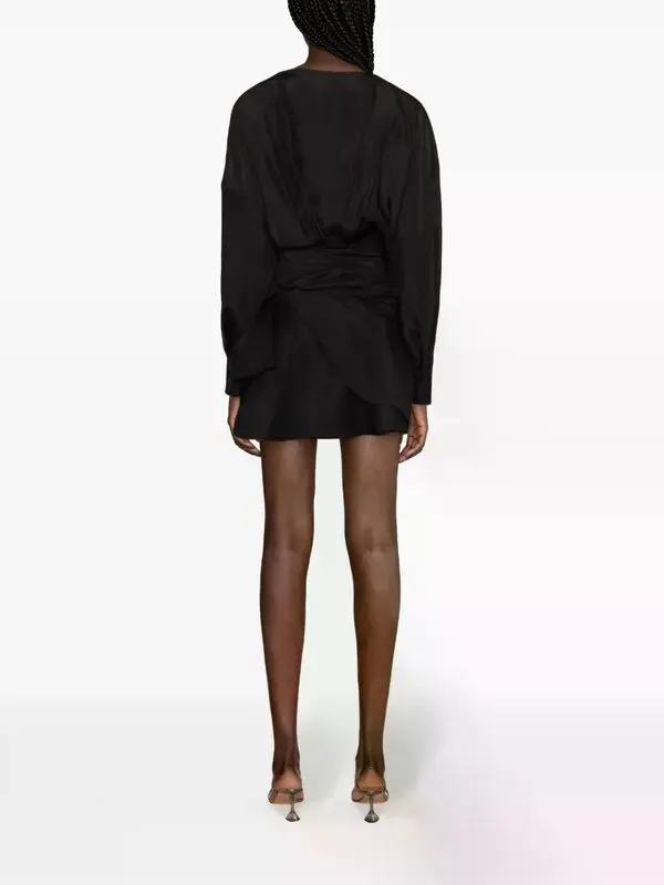Gauge81 Asuka Draped Silk Dress
