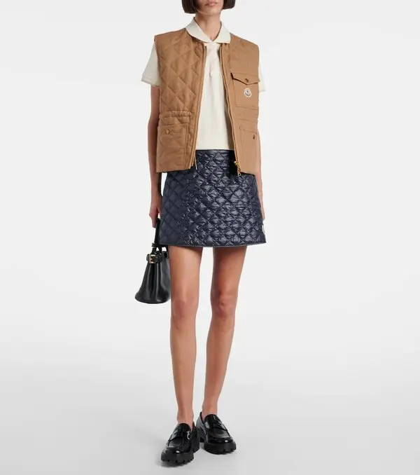 Moncler Technical Miniskirt - Blue
