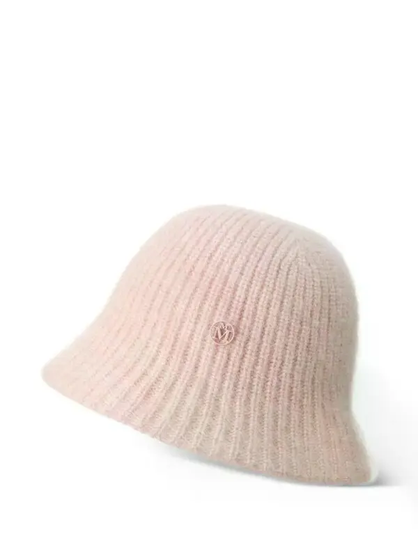 MAISON MICHEL Ribbed Bucket Hat - Pink