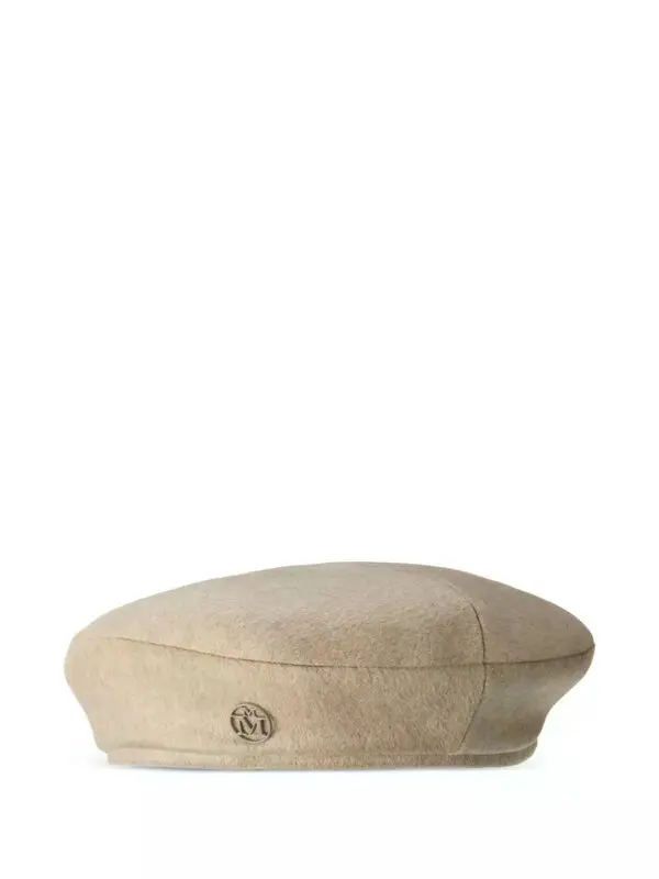 MAISON MICHEL Wool Hat - Neutrals