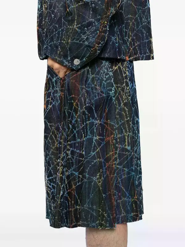 MASU All-over Graphic Print Shorts