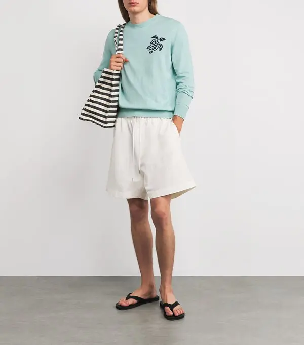 Vilebrequin Cotton Crew-neck Sweater - Blue