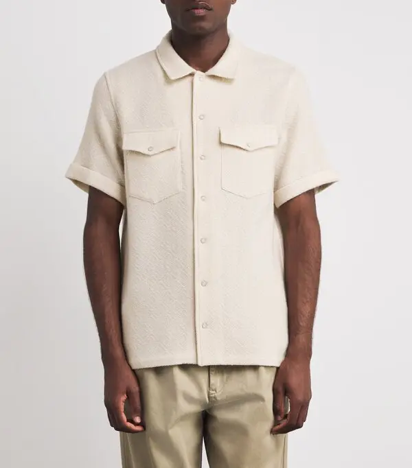 GOD'S TRUE CASHMERE Cashmere And Moonstone Shirt - Beige