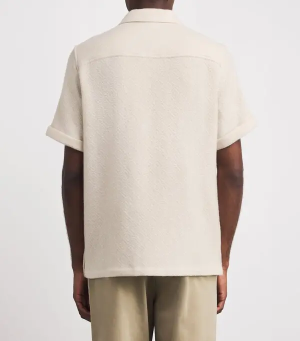 GOD'S TRUE CASHMERE Cashmere And Moonstone Shirt - Beige