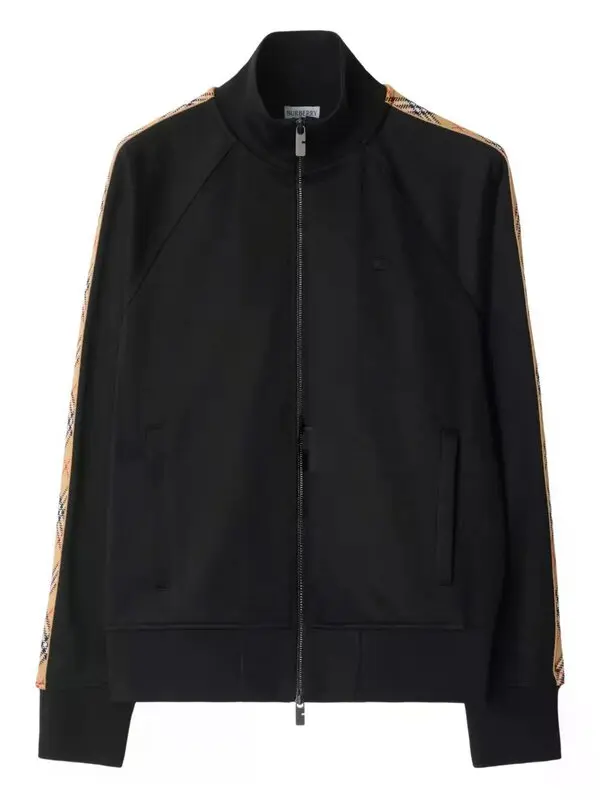 Burberry Checked-trim Sweatshirt