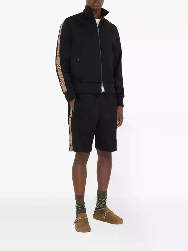Burberry Checked-trim Sweatshirt