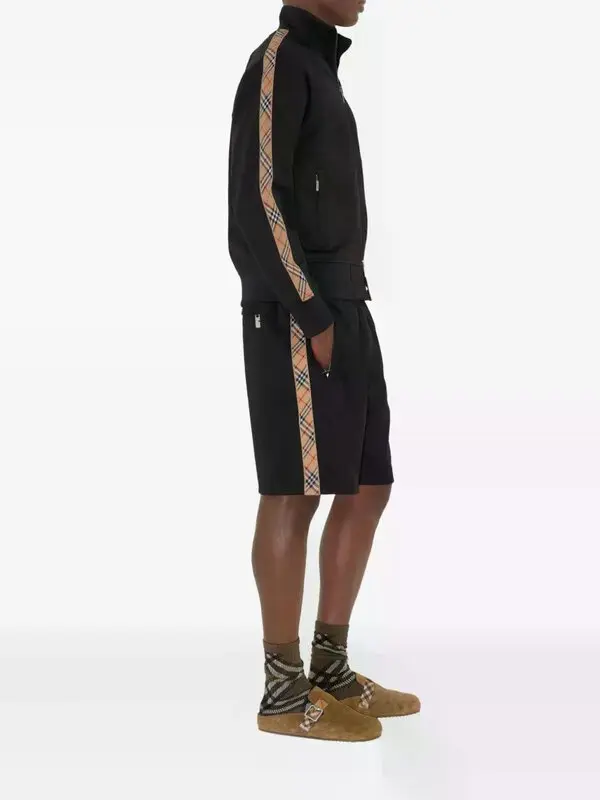 Burberry Checked-trim Sweatshirt