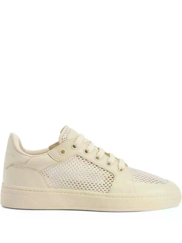 GIUSEPPE ZANOTTI Mesh Sneakers - Neutrals