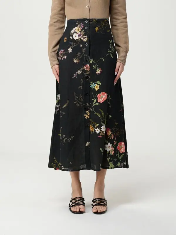 SEMICOUTURE Printed A-line Skirt