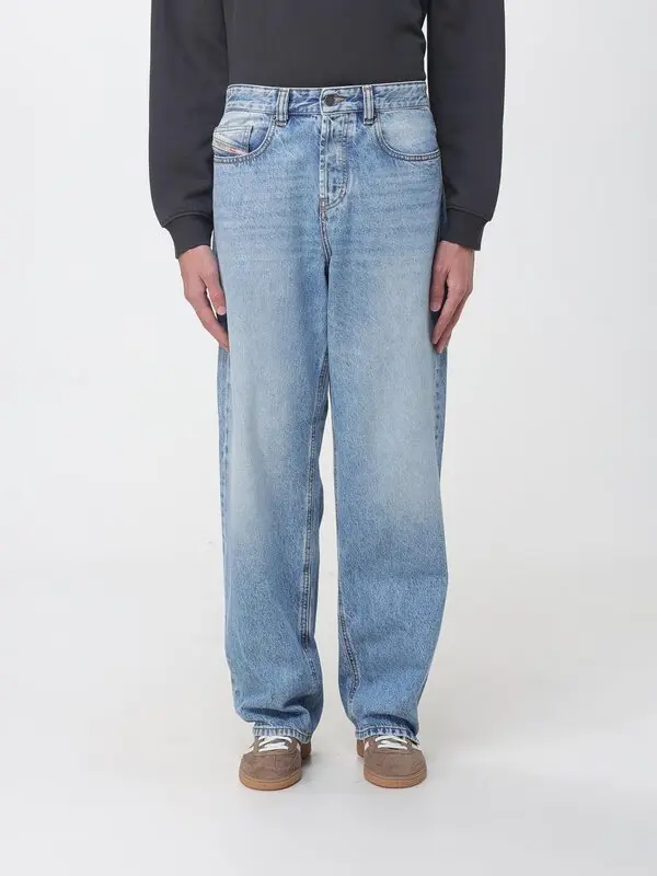 DIESEL® D-macro Straight Leg Jeans - Navy