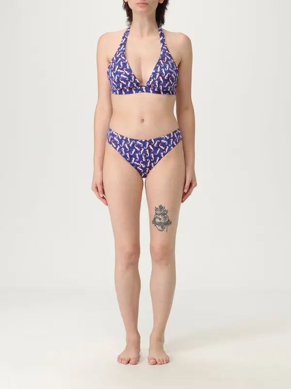 KAMPOS Printed Swimsuit - Navy