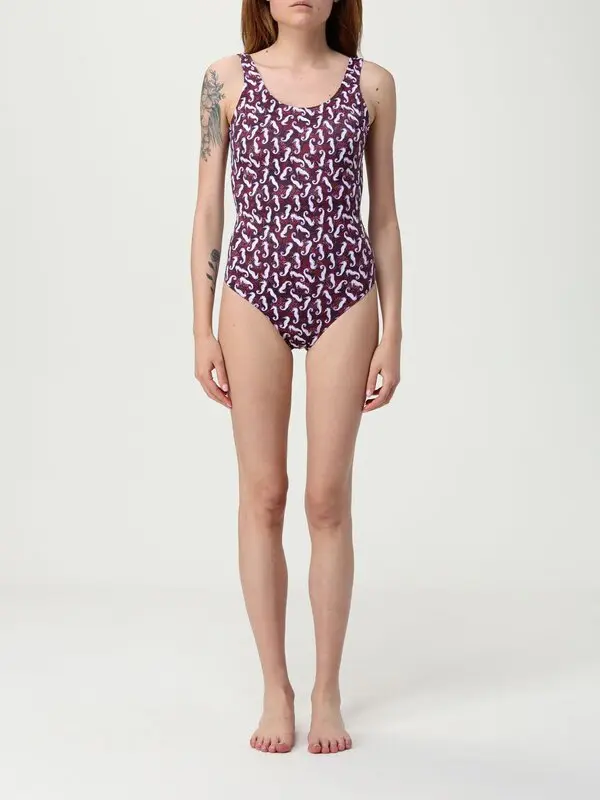 KAMPOS Printed One-piece Swimsuit - Burgundy