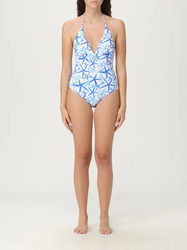 KAMPOS Printed One-piece Swimsuit - White