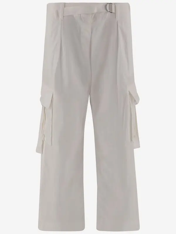 Tory Burch Cotton Cargo Pants