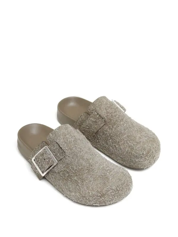 Loewe Easy Buckle Slippers - Kaki